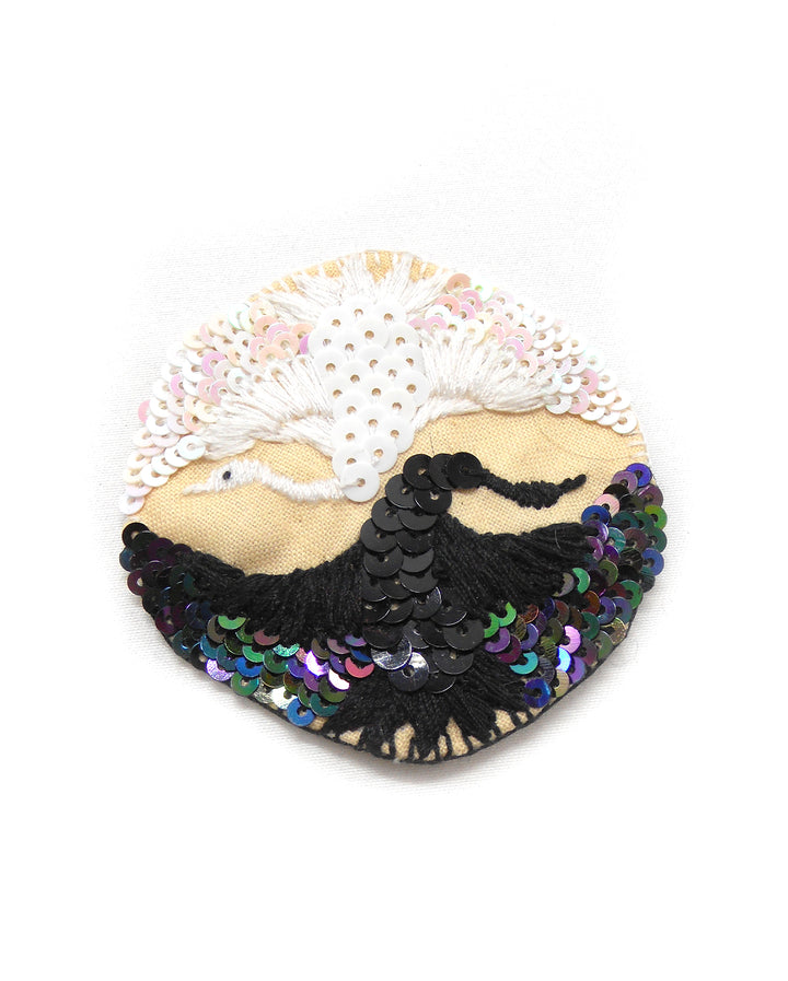 Broches brodées à la main – Atelier Claire Zhou